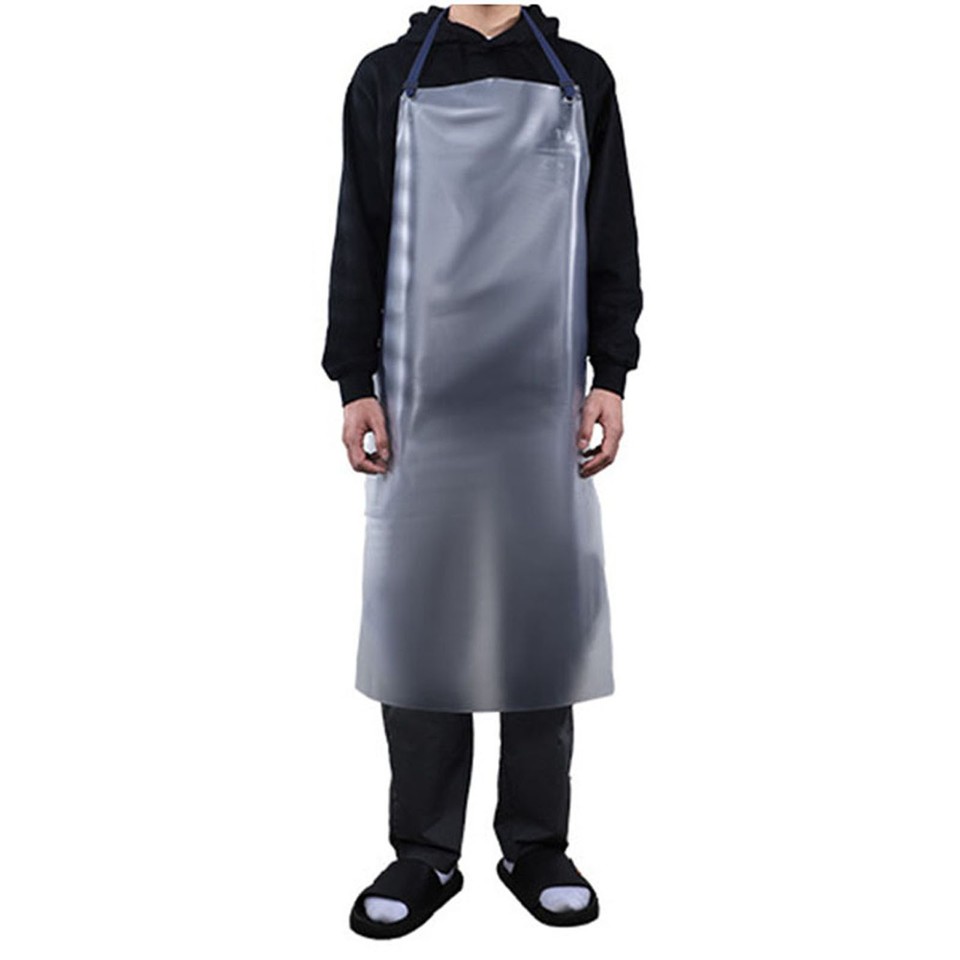 Waterproof PVC Apron Kitchen Baking Cooking Oilproof Extra-Long ...