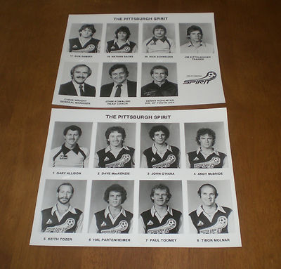 TWO PITTSBURGH SPIRIT SOCCER 8x10 B&W TEAM PRINTS | eBay