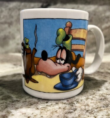 Vintage Disney " Sleepy Goofy " Coffee Mug | eBay