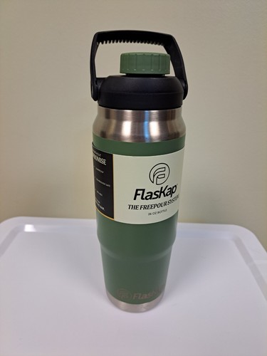 Flaskap FreePour System: 6oz Tumbler Attachment and 26oz Cup Holder ...