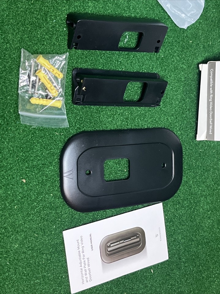 Adjustable Angle Mount and Wall Plate Compatible with Ring Video ...