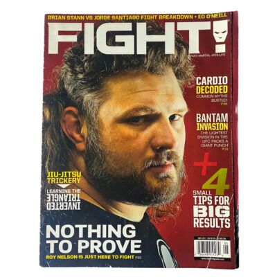 Fight! Magazine May 2011 Roy Nelson, Bantam Invasion No Label | eBay