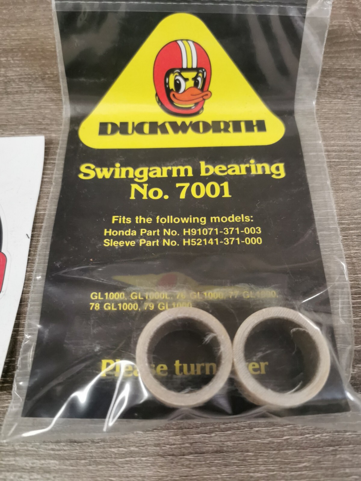 NOS DUCKWORTH GL1000 1976 - 1979 SWINGARM BEARING 7001 91071-371-003 ...