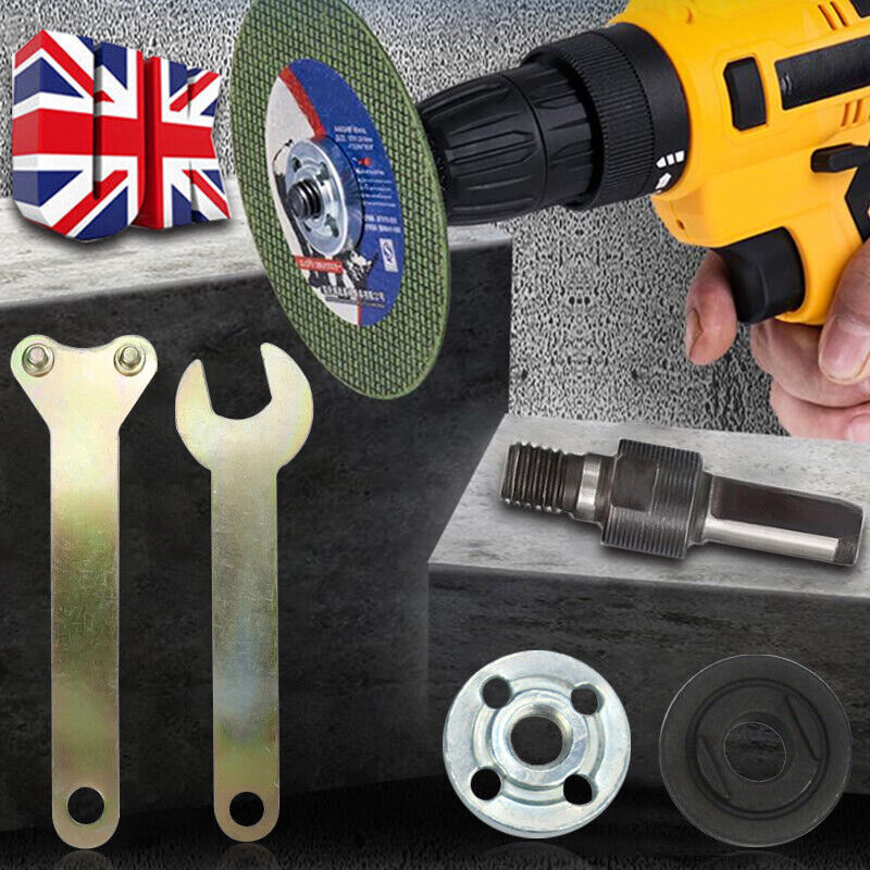 Disc Holder Grinder Drill Angle Die Wrench Nut Mandrel Spanner Adapter ...