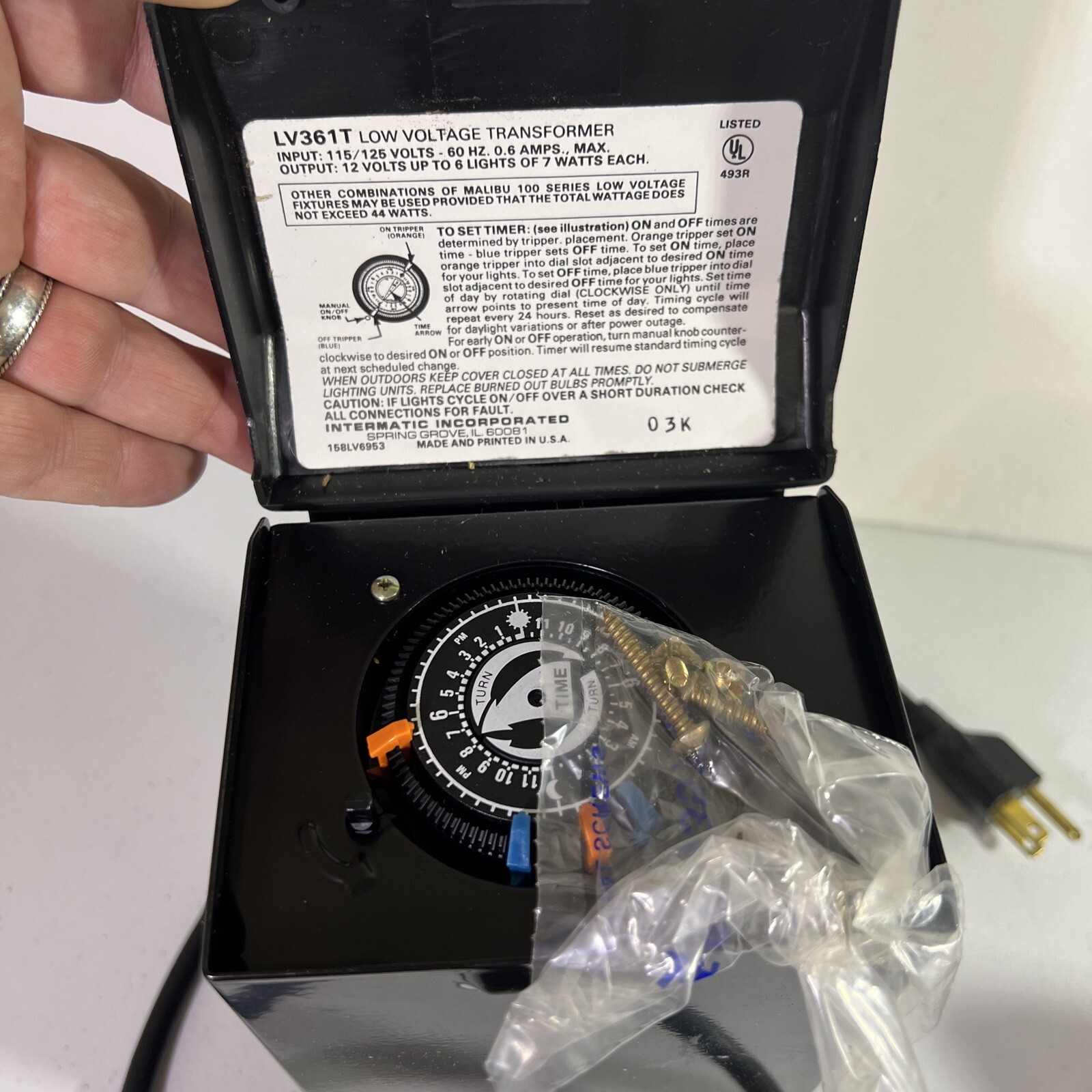 Vintage NOS Intermatic Malibu Landscape Yard Outdoor Lights LV8066T ...