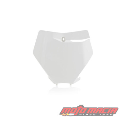 ACERBIS FRONT NUMBER PLATE WHITE KTM 450 SX-F 350 SX-F 250 SX-F 250 SX ...
