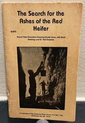 The Search for the Ashes of the Red Heifer, Collectible book | eBay