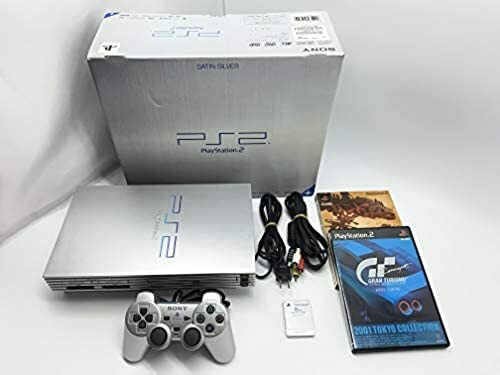 PlayStation 2 Satin Silver SCPH-50000 TSS ps2 sony game Japan Console ...