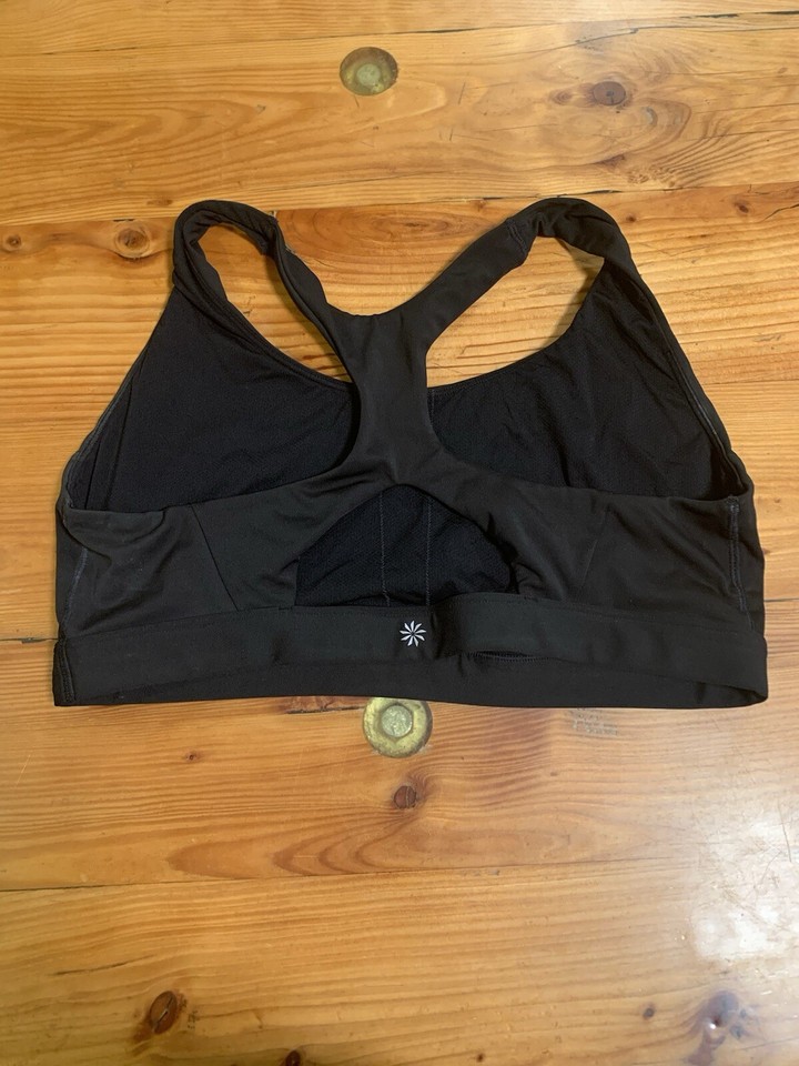 Athleta Black A-C Ultimate Sports Bra Size XL #531117 No Pads | eBay