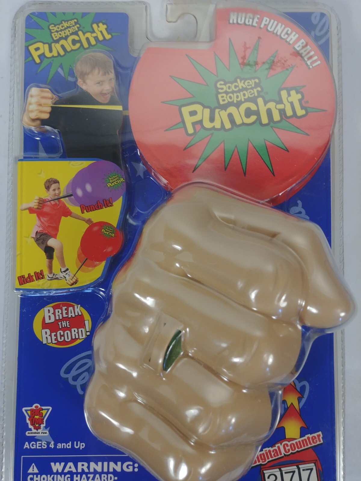 Socker+Bopper+Punch+It+Ball+2003+Big+Time+Toys+23560+Christmas+Gift for ...