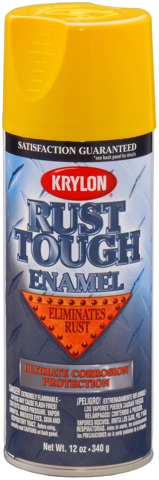 RUST TOUGH ENAMEL -- SUN YELLOW -- 12 OZ. AERO | eBay