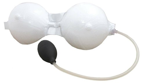 INFLATABLE BOOBS w/ pump! Instant Boobie Bra - Funny Adult Boobie GaG ...