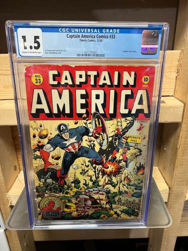 Captain America Comics #33 CGC 1.5 Golden Age | eBay