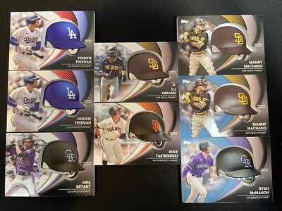 2022 Topps S-2 & Update Commemorative Batting Helmet Card **Complete ...