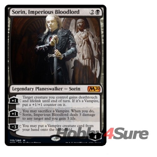 Sorin, Imperious Bloodlord M/NM Magic: The Gathering MTG Core Set 2020 ...