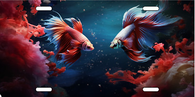 Tropical Fish Betta License Plate Personalized License Plate Add Text ...