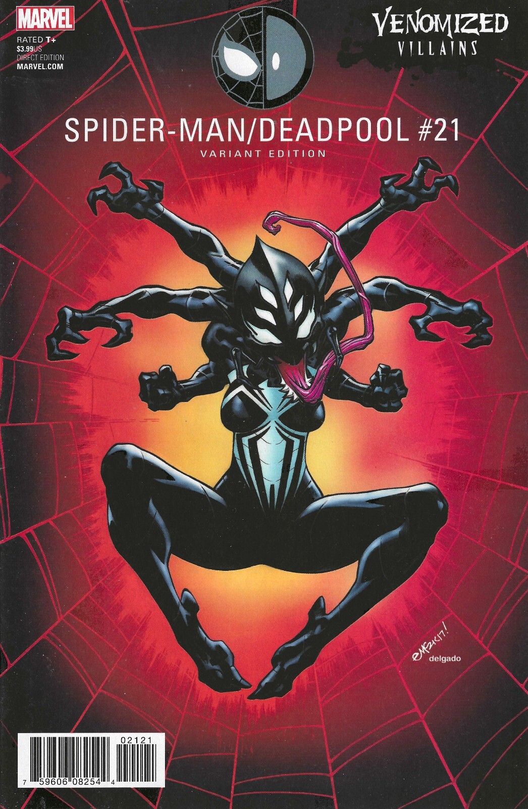 Spider-Man/Deadpool #21 Venomized Villains-Ed Mcguinness Cover (Marvel ...