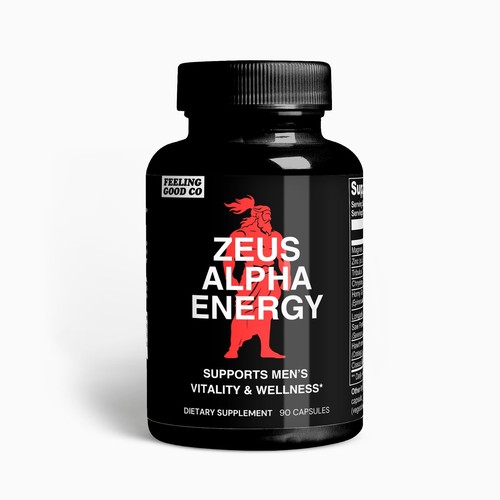 Zeus Alpha Energy Male Enhancement, Testosterone Booster, Men, Vitality ...