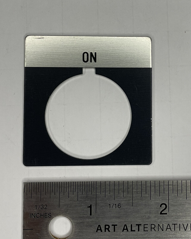 ALLEN-BRADLEY Legend Plate 800T "ON" Size 1 3/4" or 45MM | eBay