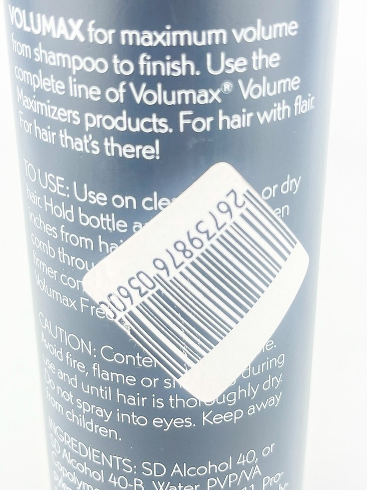 Volumax Sculpting Spray Gel Medium Control Volume Maximizer 12 Fl Oz ...
