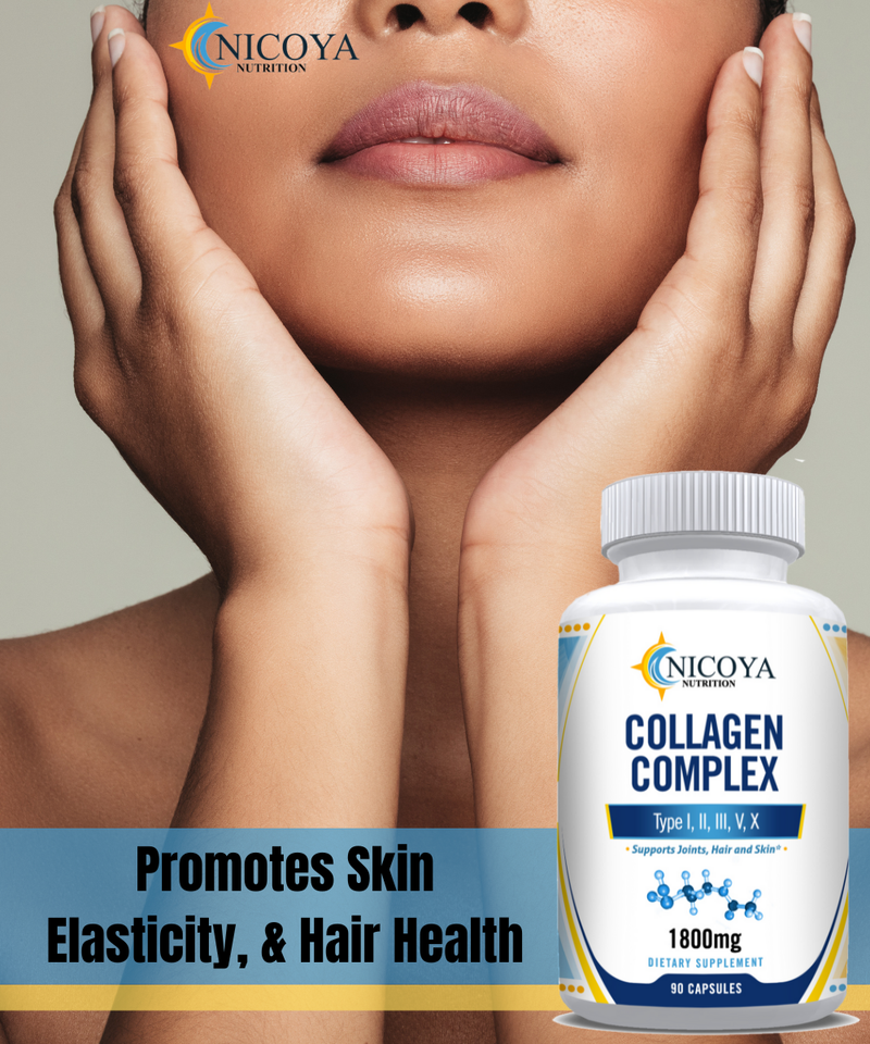 🔥 Premium Collagen Peptides Pills Hydrolyzed Anti-Aging (Types I,II,III ...