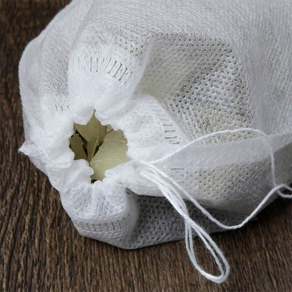 10-5000pcs Disposable Filter Drawstring Flip Empty Teabag Herb Loose ...