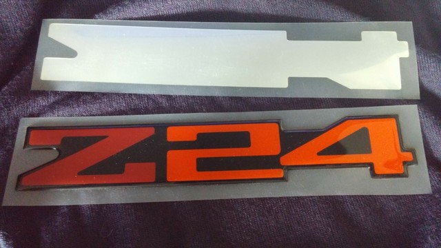 NOS OEM Chevrolet Chevy Cavalier Z24 Nameplate Emblem 1988 - 1992 Red ...