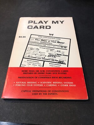 Vintage 1980 play my card by Bill Roney and Max Hardy SIGNED BY MAX ...