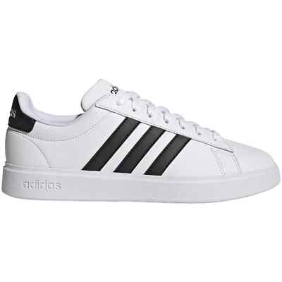 adidas Grand Court 2.0 White Black GW9195 Lace Up New 100% Authentic | eBay