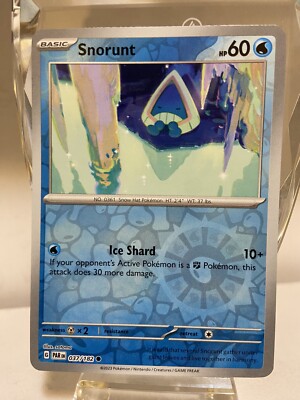 🔥🔥🔥2023 Pokemon Snorunt 037/182 Paradox Rift💥💥💥 | eBay