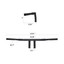 4'' 6'' 8" 10" 12'' 14'' 16'' 18'' T-Bar Handlebar Fit For Harley ...