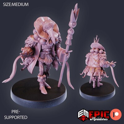 Noble Crane Folk A Epic Miniatures RPG D&D Pathfinder 3D Print | eBay