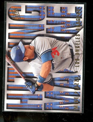 1996 FLEER ULTRA HITTING MACHINE #9 MIKE PIAZZA MINT E017840 | eBay