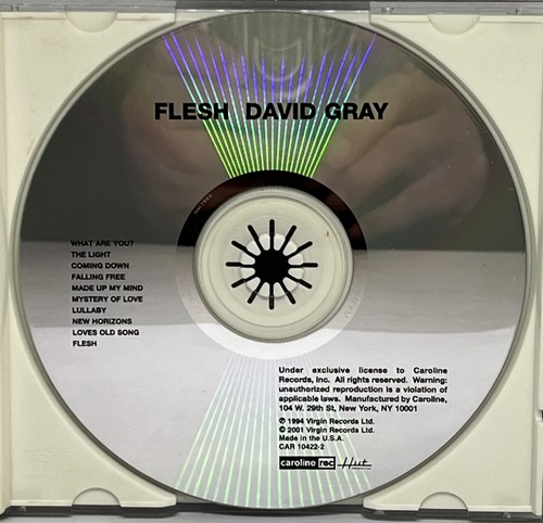 David Gray – Flesh CD, Album, Reissue Caroline Records 2001 | eBay