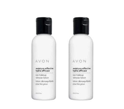 Avon 2 Pack Moisture Effective Eye Makeup Remover Lotion 2 Oz Each ...