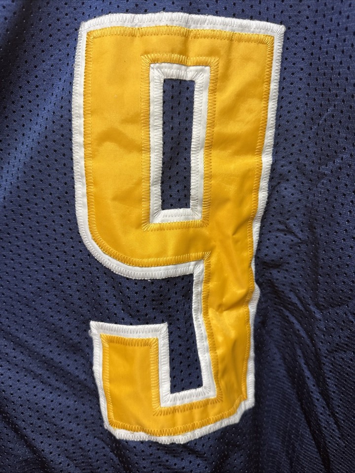 WVU Mountaineers #9 Jersey Adult Large Steve & Barry’s City Wide Patch ...