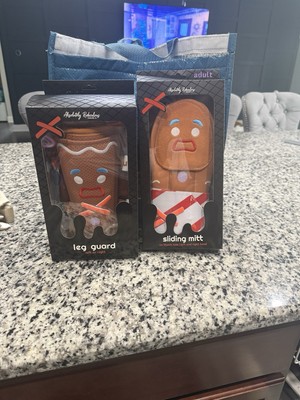 Absolutely Ridiculous Adult Size Gingerbread Man Sliding Mitt & Leg ...