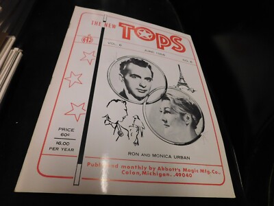 The New Tops Magic Magazine For Magicians By Abbott's 1966 June | eBay