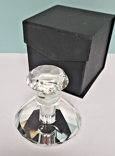 Marilyn Miglin Crystal Glass Round Perfume Bottle in Box | eBay
