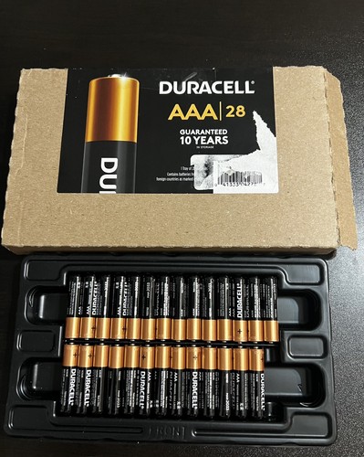 Duracell Coppertop AAA Batteries 27 Count Pack Triple A Battery with ...