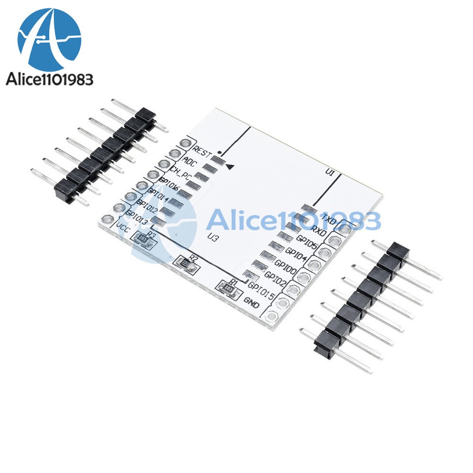 2PCS ESP8266 Serial WIFI Module Adapter Plate for ESP-07 ESP-08 ESP-12 ...