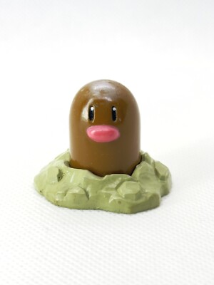 Diglett Figure Original Pokémon Nintendo CGTSJ TOMY Moncolle 1999 ...