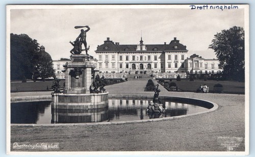 RPPC DROTTNINGHOLM slott SWEDEN Postcard | eBay
