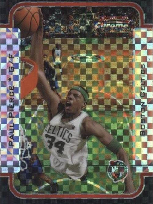 2003-04 Bowman Rookies & Stars - Paul Pierce #90 Chrome X-Fractor /150 ...