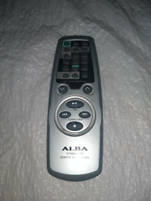 GENUINE ORIGINAL ALBA CD SYS7243CDM AUDIO SYSTEM REMOTE CONTROL | eBay