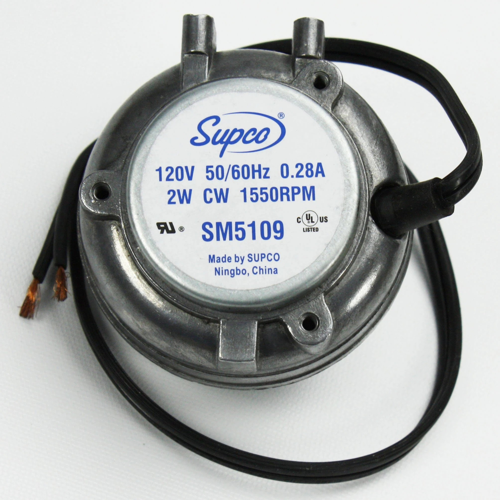 SM5109 Supco Refrigerator Condenser Fan Motor 2W 115V Whirlpool Kenmore ...