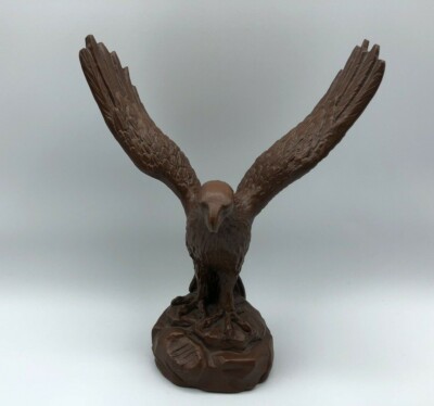 Red Mill MFG Handcrafted American Eagle Wings Uplifted Pecan Figurine ...