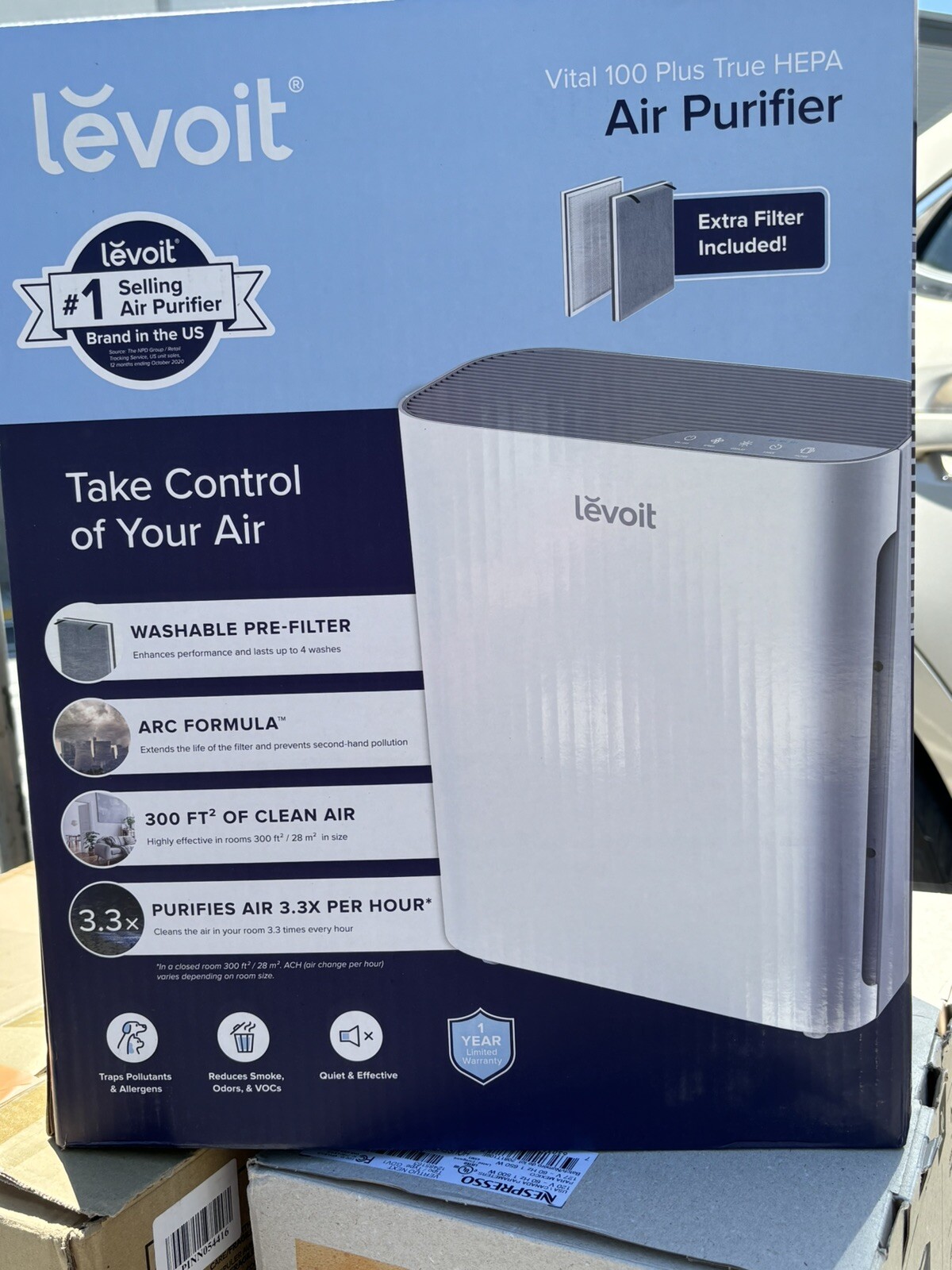 Levoit Air Purifier Vital 100 Plus Compact-New in box | eBay