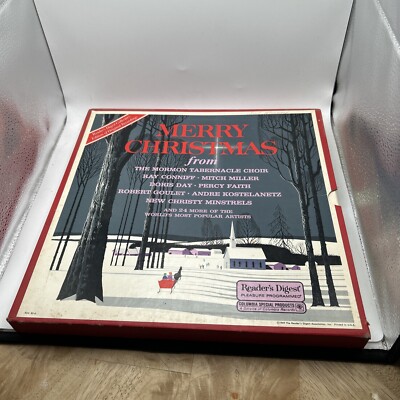 Readers Digest Collectors Edition Merry Christmas, 4 LP Box Set, 24 ...