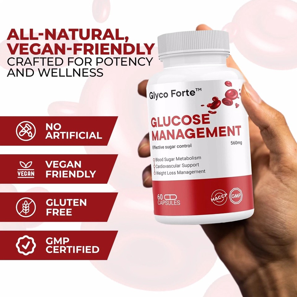 Glyco Forte, Blood Pressure Capsules, Glucose Management , 60 capsules ...